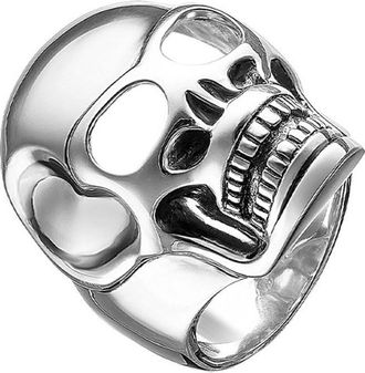 Thomas Sabo Thomas Sabo Herren-Ring Rebel at heart Totenkopf 925 Silber Gr. 52 (16.6) - TR1704-001-12-52