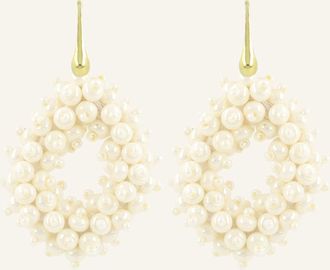 Lott. Gioielli Lott.Gioielli Ohrh&auml;nger Holly Ce Gb Ace Double Stones M Pearl By Glambou gold