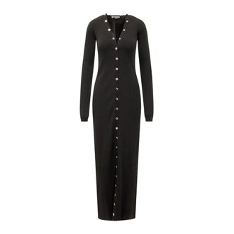 The Attico Lange Strickjacke - - Dresses - Damen - Schwarzk - M