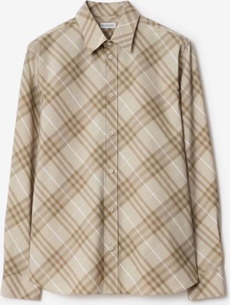 Burberry Chemise casual en coton Check, Size: XXXL