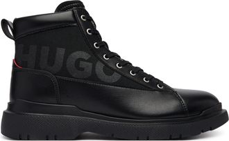 HUGO BOSS Schn&uuml;rschuhe HUGO Nash halb 50573106 Schwarz