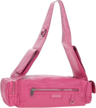 Balenciaga Sac bandouli&egrave;re vintage Pre-owned - Femme - Pre-owned - Rose - Taille: ONE Size
