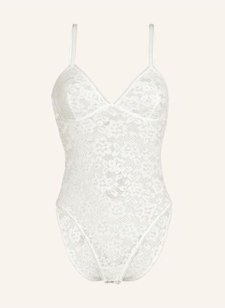 Wolford Bodies Ohne Cups Bold Lace Bodysuit weiss