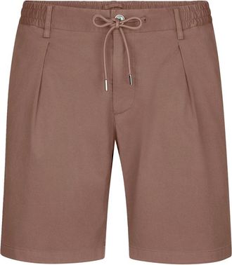 Profuomo Leichte Bermudashorts mit Stretch und Bundfalte in