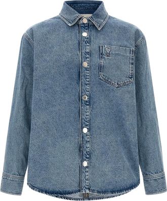 Ami Homme, Chemises, Bleu, Taille: XS Chemises