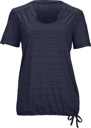 Killtec Damen Funktions T-Shirt KOS 46 WMN TSHRT, Nachtblau, 46, 38318-000