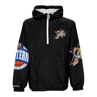 Mitchell & Ness Philadelphia 76ers Windbreaker Jacke - - Jackets - Herren - Schwarzk - L