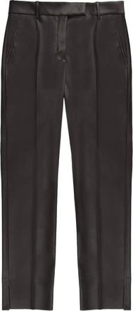 Slowear x Incotex gerade Hose aus Faux-Leder - Braun