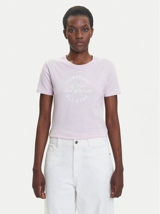 Converse T-Shirt Floral Chuck Taylor 10027751-A03 Rosa Regular Fit