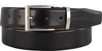 Pierre Cardin Herren G&uuml;rtel schwarz Glattleder