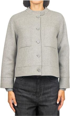 Max Mara Femme, Vestes, Gris, Taille: 38 FR Sarah Jacket