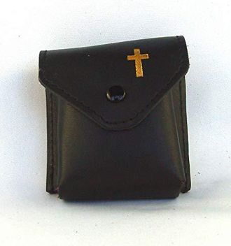 Adriatica Pelletteria Federm&auml;ppchen, Leder, Schwarz