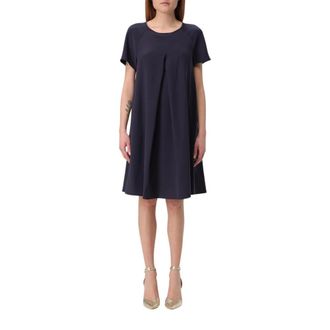 Emporio Armani Femme, Robes, Bleu, Taille: 42 FR Robe Courte de Jour