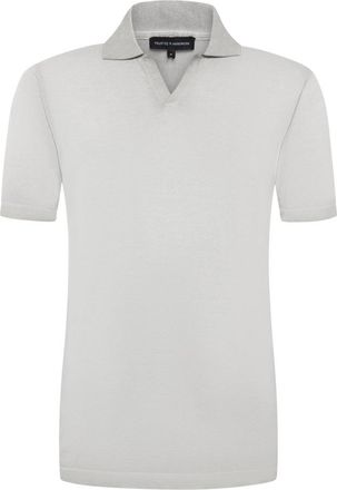 Trusted Handwork Poloshirt aus Pima-Baumwolle mit Variokragen in