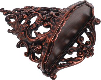 NUOBESTY Vintage Schweberegal aus Kunstharz Multifunktionales Wandregal als Aufbewahrungsbrett und Wanddeko für Wohnzimmer Badezimmer und Büro