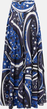 Pucci Maxirock Fontane aus Baumwollmusselin