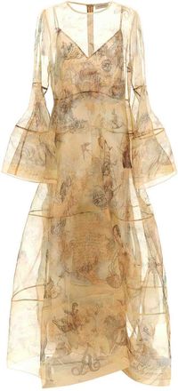 Zimmermann Robe Au Genou - Beige