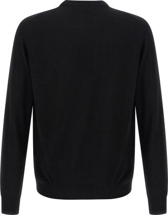Fendi FF-Pocket Wool Sweater - Black