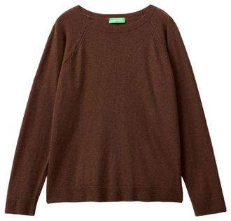 Benetton Damen Maglia M/L 1035d1p17 Pullover, braun, XL