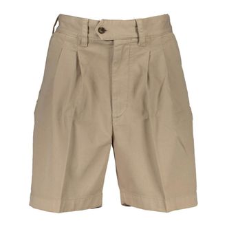 GANT Homme, Shorts, Beige, Taille: W35 Short Bermuda Beige avec Logo
