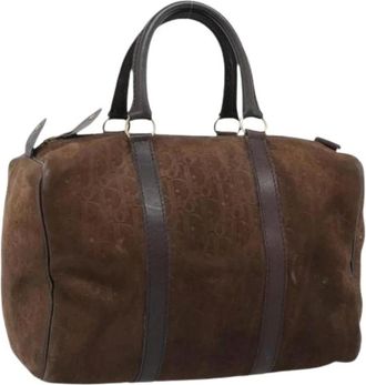 Dior Pre-owned Vintage Boston Bag - Femme - Pre-owned - Brun - Taille: ONE Size