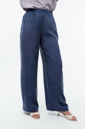 Givn Damen vegan Hose Relaxed Von Gbmarla In Nightshade Blau