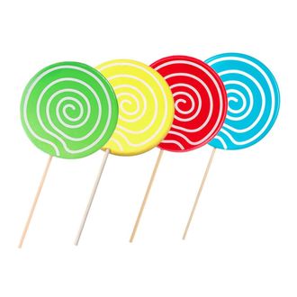 Aboofan 4st&uuml;cke Gef&auml;lschtes Lollipop Modell Harz Und Lollipop Requisite Foto Requisiten Cosplay Karnevalsparty Dekoration Weihnachtsparty Ornament