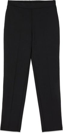 Oltre Femme, Pantalons, Noir, Taille: 44 FR Pantalon Regular en Cr&ecirc;pe
