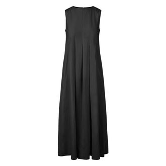 Bomboogie Femme, Robes, Noir, Taille: 36 FR Maxi Robes