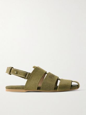 J.W.Anderson Sandalen Aus Veloursleder - Gr&uuml;n