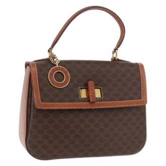 Celine Pre-owned Vintage Macadam Hand Bag - - Pre-owned - Damen - Braun - ONE SIZE