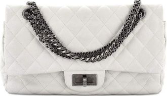 Chanel Reissue 2.55 Flap Bag Quilted Caviar 225 shoulder bag - Nude