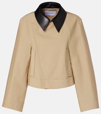 Givenchy Veste raccourcie en coton et laine