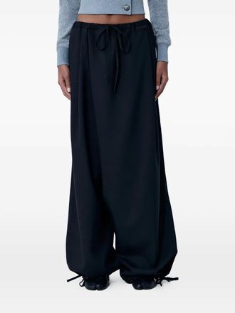 Marni drawstring wide-leg trousers - Schwarz