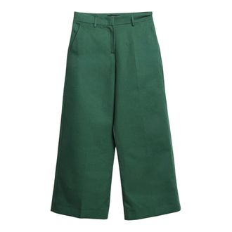 Max Mara Zircone Wide Hosen - - Trousers - Damen - Gr&uuml;n - 2XL