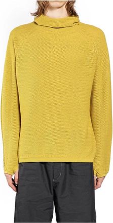 Goldwin Goldwin, Homme, Pulls, Jaune, Taille: XL 0 Haut en maille perfor&eacute;e Wholegarment