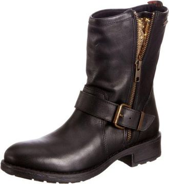 Pepe Jeans London PIM-288 A, Boots Biker Femme - Noir - Schwarz (999 Black), 37 EU