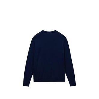 Napapijri Pull droit Decatur 2.0 &agrave; logo brod&eacute; en coton