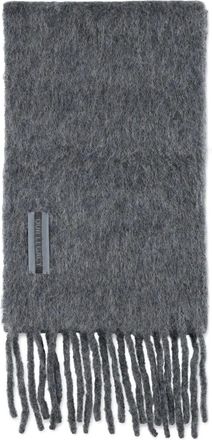 Our Legacy écharpe Estate à franges - Gris