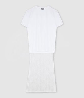 Jeanne Vouland Robe Prysm Dentelle Blanche