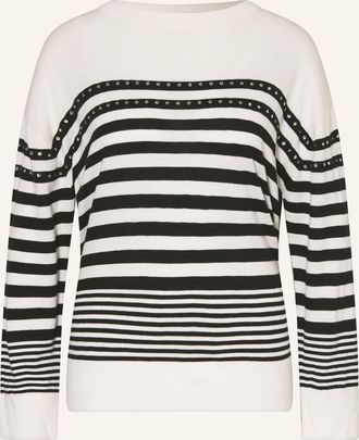 Liu Jo Liu Jo Pullover Mit Schmucksteinen weiss