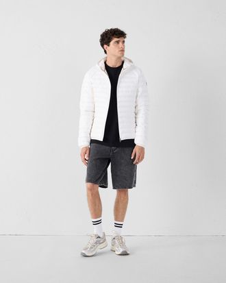 Jott Doudoune l&eacute;g&egrave;re &agrave; capuche Blanc Nico - Taille XXL