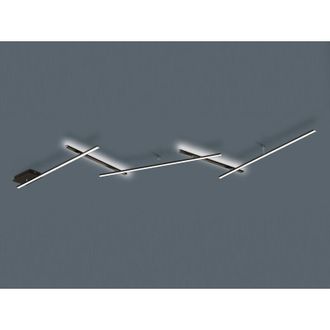 Trio Leuchten Led Deckenschiene indira Schwarz schwenkbar, Breite bis 245cm