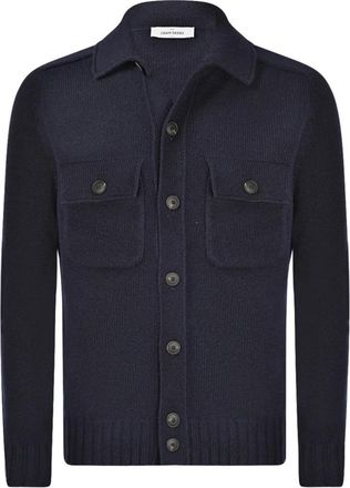 Gran Sasso Super Geelong Jacket - - Knitwear - Herren - Blau - XL