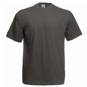 Fruit Of The Loom T-Shirt de Baseball Classique à Manches Courtes pour Homme, Gris Graphite Clair, XXL
