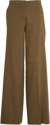 Pinko Pinko, Femme, Pantalons, Vert, Taille: 40 FR Pantalon en lin vert