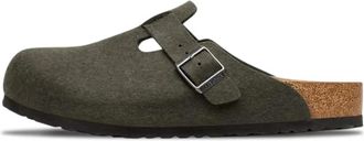 Birkenstock Homme, Chaussures, Vert, Taille: 45 EU Boston Wool Felt Thyme
