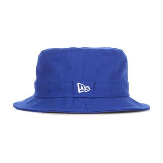 New Era Homme, Accessoires, Bleu, Taille: M Chapeau de Pêcheur Bleu Style Essential Bucket
