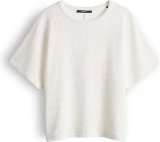 someday Kurzarmshirt Kialu Lockere Passform, leichte Crash-Optik f&uuml;r Alltag und B&uuml;ro