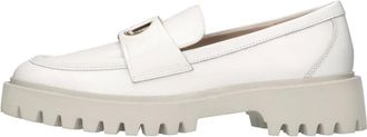 Liu Jo Femme, Chaussures, Blanc, Taille: 39 EU Mocassins en cuir